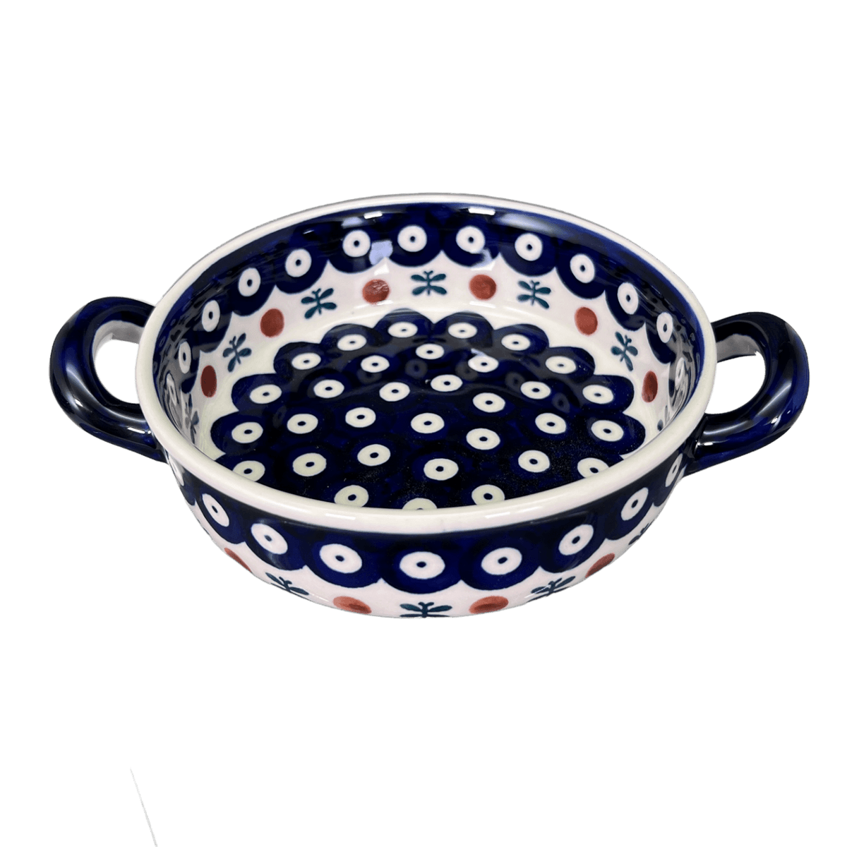 Casserole, Round, Small, 5" x 7.5" in "Mosquito" by Manufaktura | Z153 – The Polish Pottery Outlet