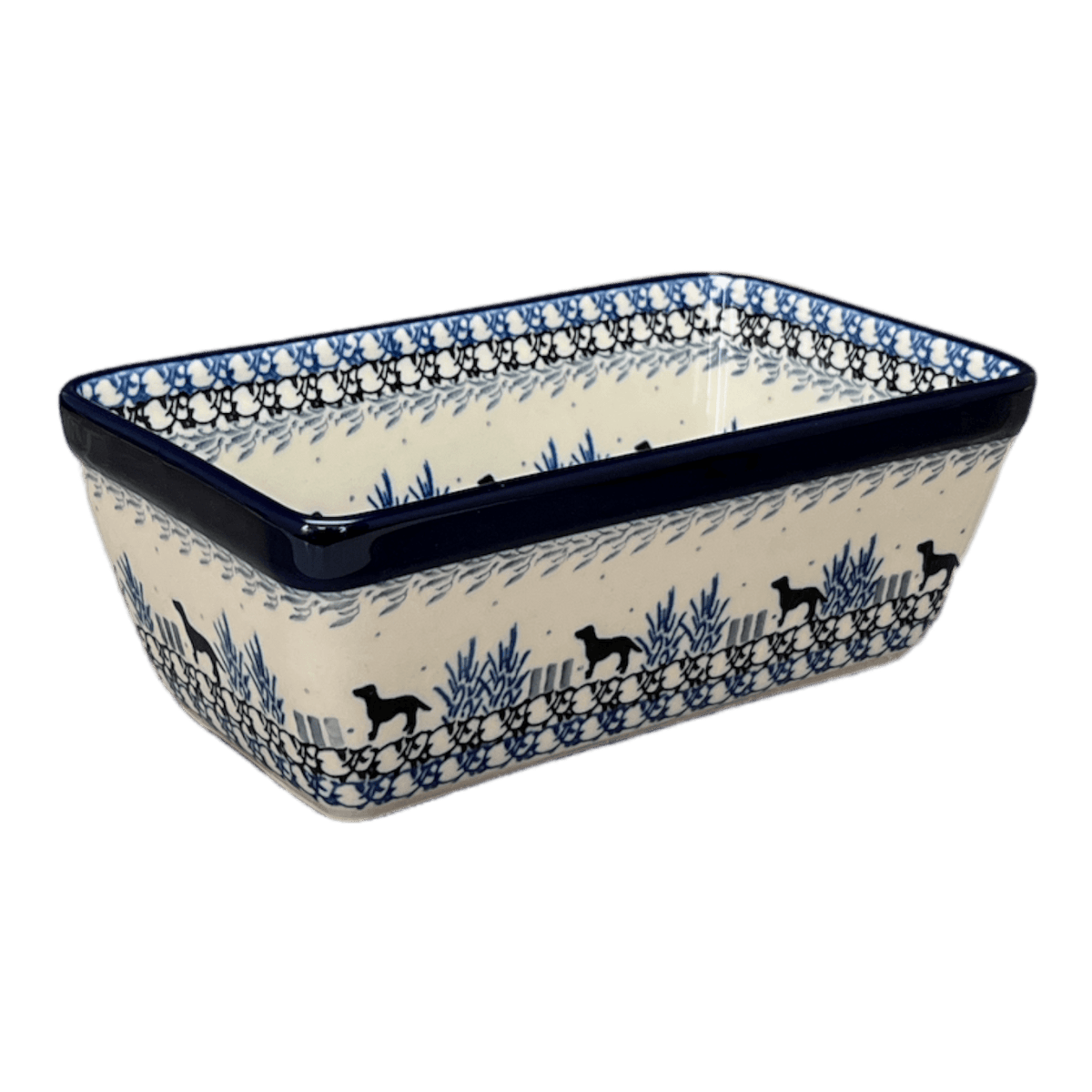 Baker, Bread, Medium, 8" x 5" in "Labrador Loop" by Ceramika Artystycz ...