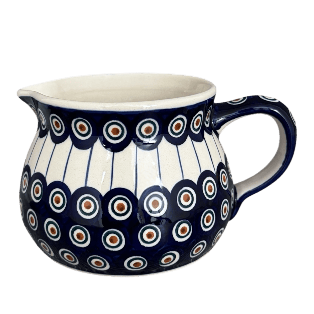 Pitcher, 1 Liter in "Peacock in Line" by Manufaktura | D044T-54A – The ...