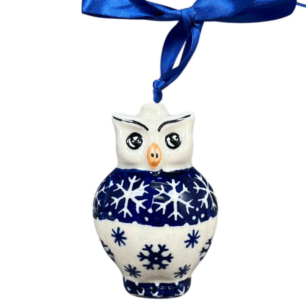 Ornament, Owl, 2" in "Snow Drift" by Manufaktura | K026T-PZ – The ...