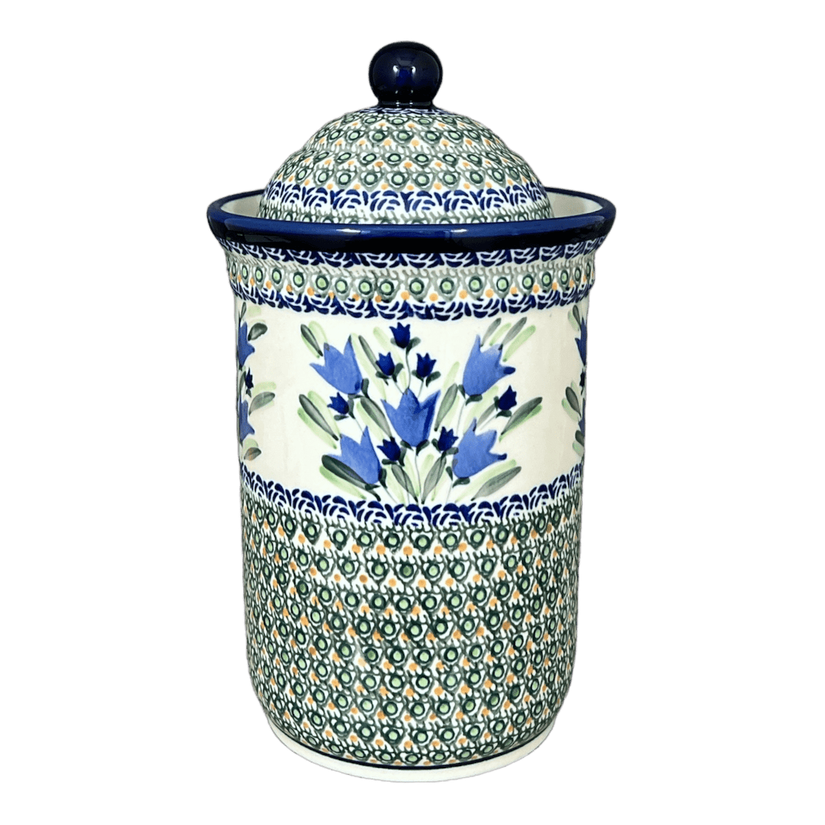 Canister, 2 Liter in "Blue Tulips" by Zaklady | Y1244-ART160 – The ...