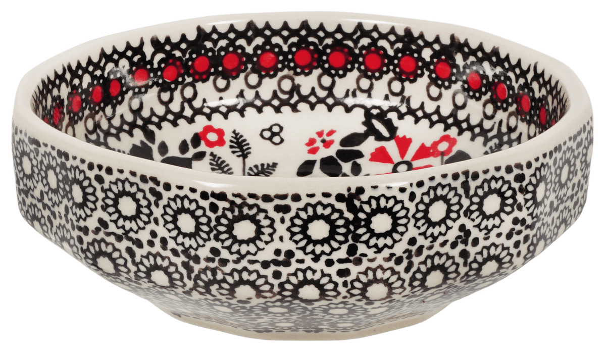 Polish Pottery - Multi-angular, Multi-use Bowl - Duet in Black & Red ...