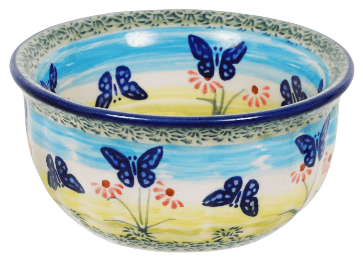 Polish Pottery - 4.5" Bowls - Butterflies in Flight – The Polish ...