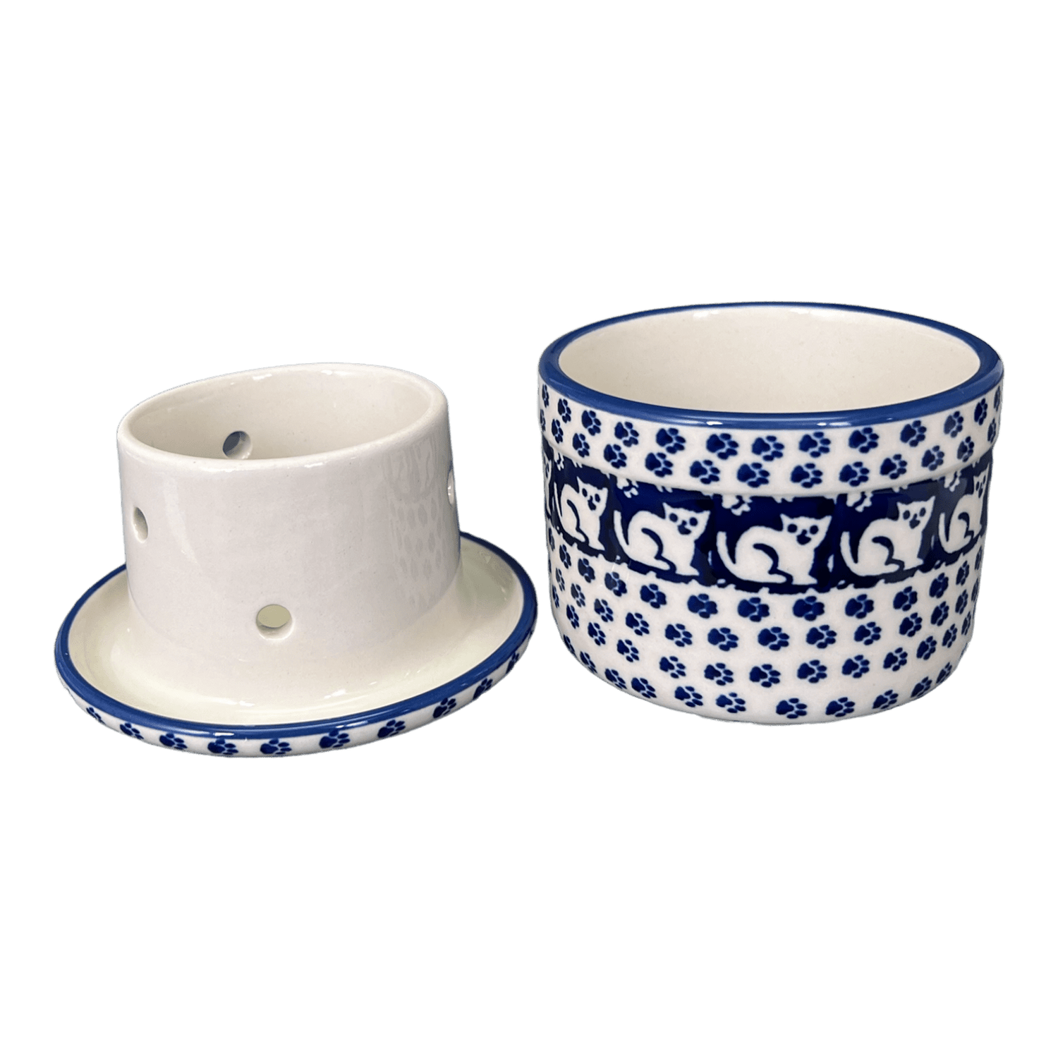 Kitty Cat Path Pattern Items For Sale at the Polish Pottery Outlet ...