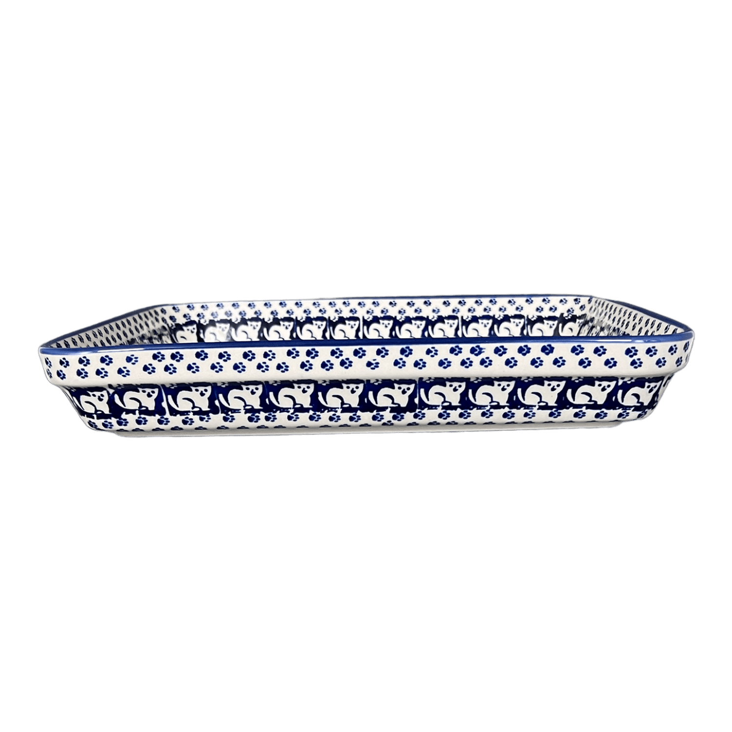 Kitty Cat Path Pattern Items For Sale at the Polish Pottery Outlet ...