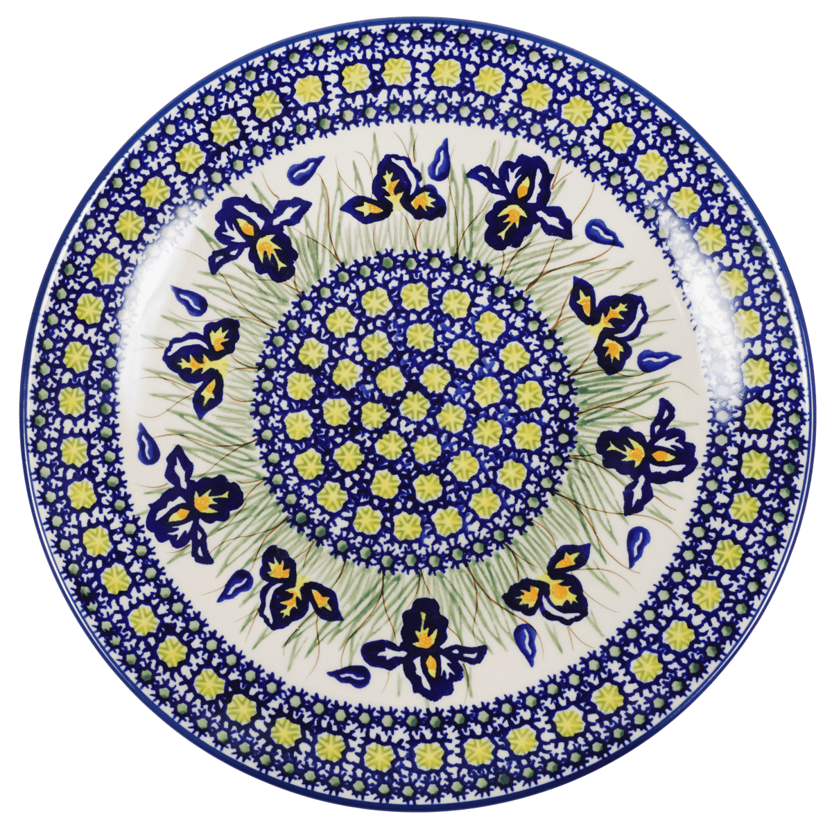 Polish Pottery - 10" Dinner Plate - Iris – The Polish Pottery Outlet